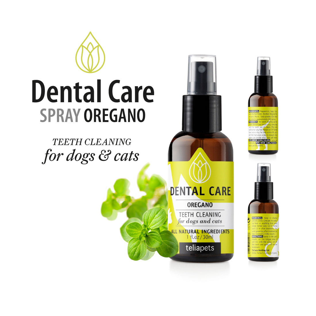 Teliapets Oregano Dental Care Spray